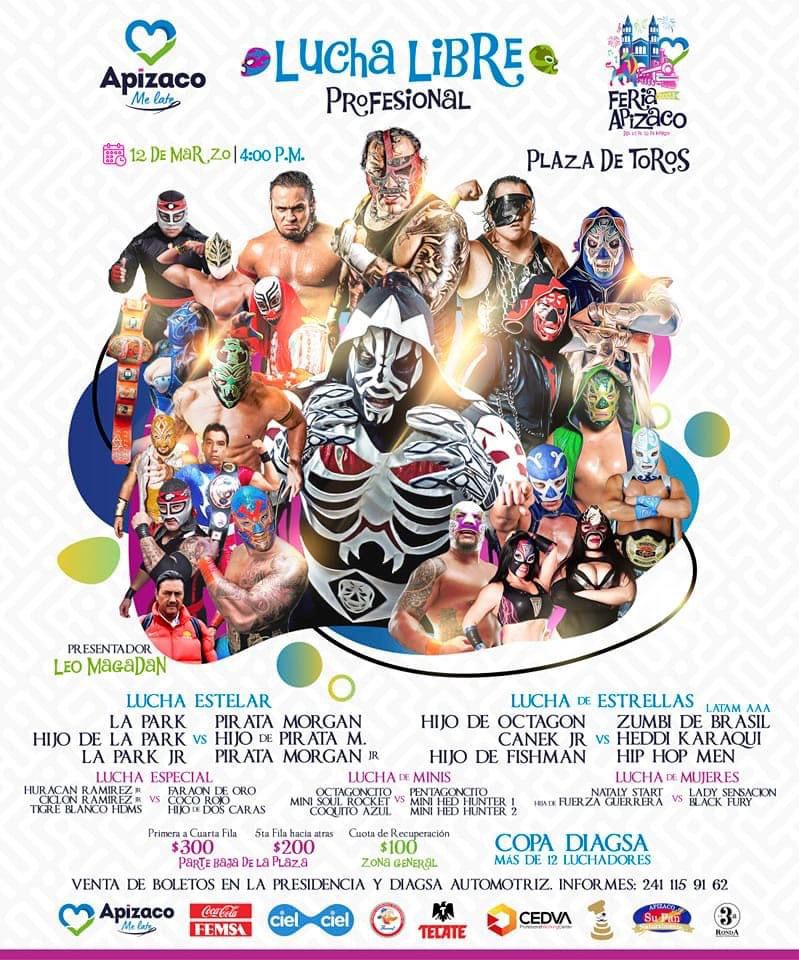 Lucha Libre Profesional en la Feria de Apizaco 2023 - Linea de Contraste