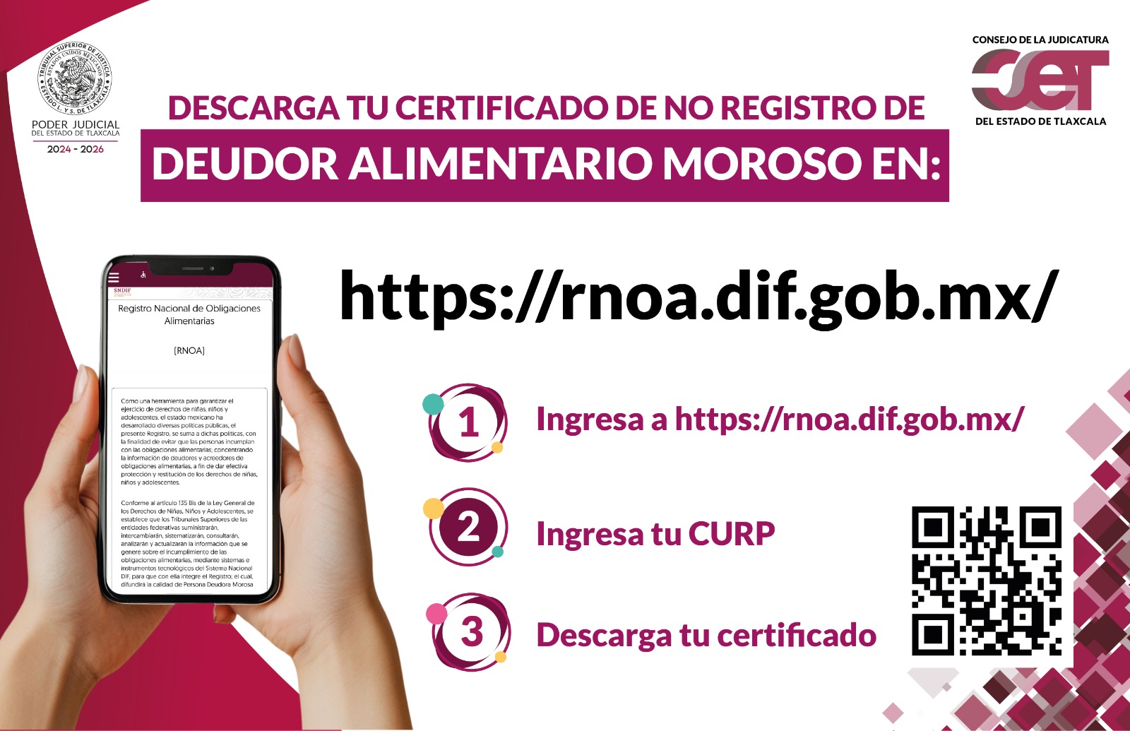 Recuerda que el Certificado de No Deudor Alimentario ya es obligatorio ...