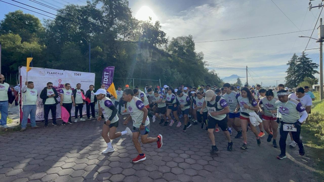 Participan 200 atletas en la cuarta carrera del serial Tlaxcallan ...
